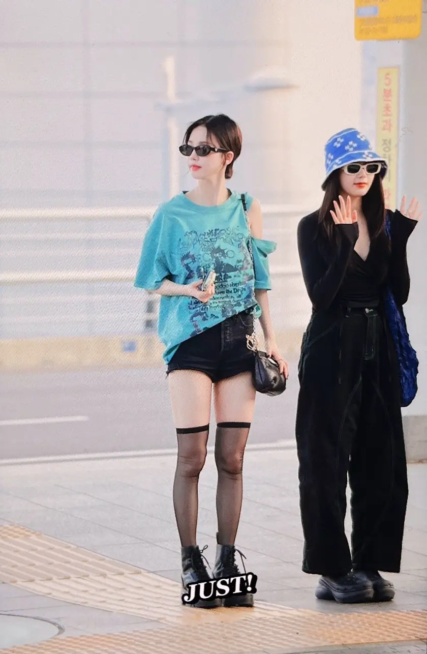 반검스 공항패션 에스파 카리나 - 유저방송 - 엠봉