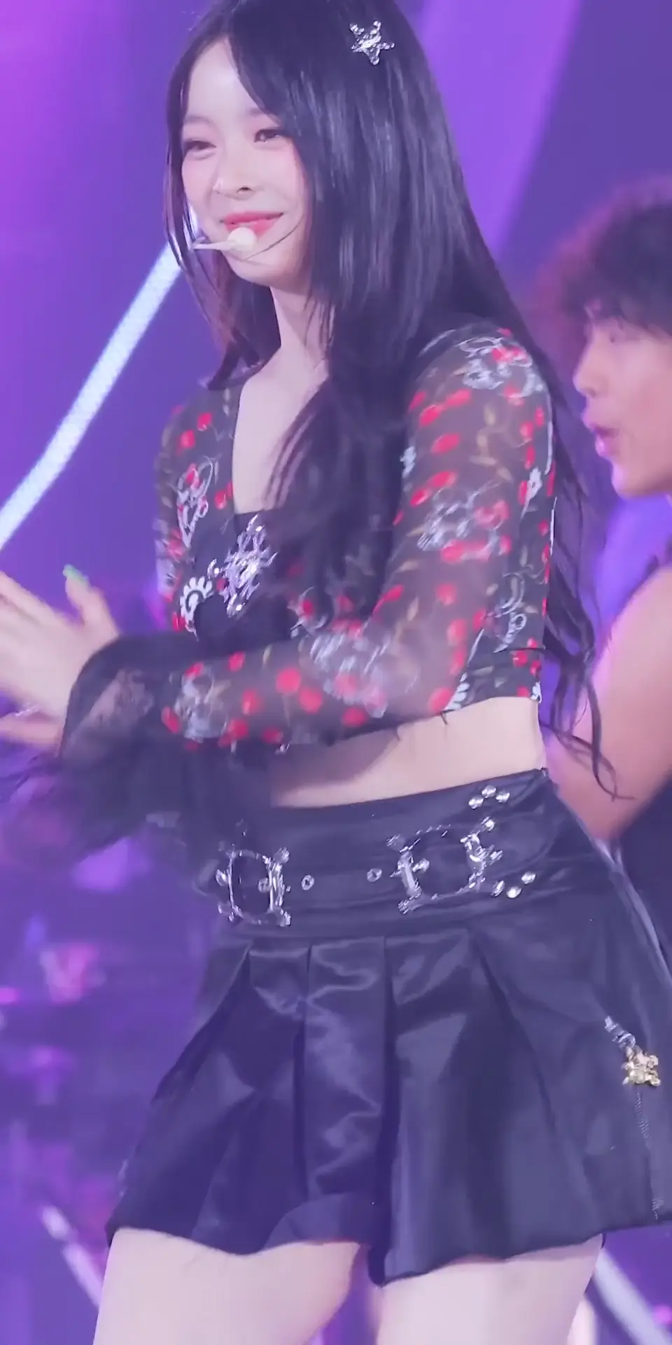 가죽 치마 바이커쇼츠 뉴진스 하니 - 유저방송 - 엠봉