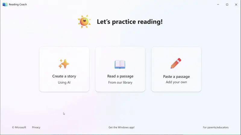 Microsoft Education은 Reading Coach 업데이트를 포함하여 더 많... - 홍보게시판 - 엠봉