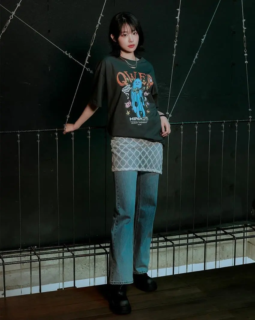 무신사 WMC x QWER 히나(냥뇽녕냥) 콜라보 화보 - 유저방송 - 엠봉